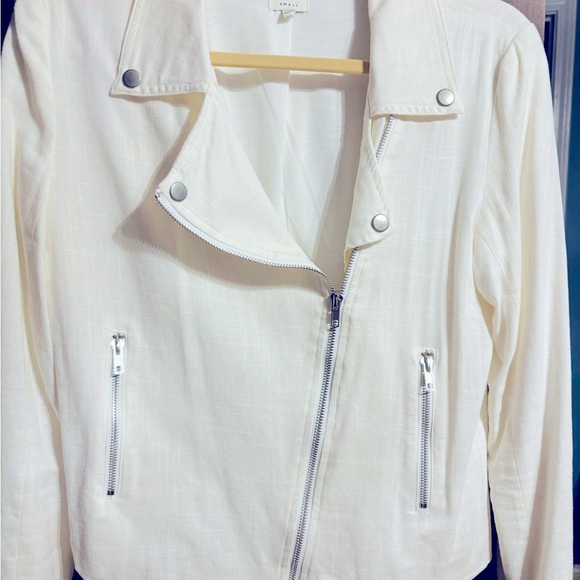 Ellison | Jackets & Coats | Nwot Ellison White Short Jacket With ...